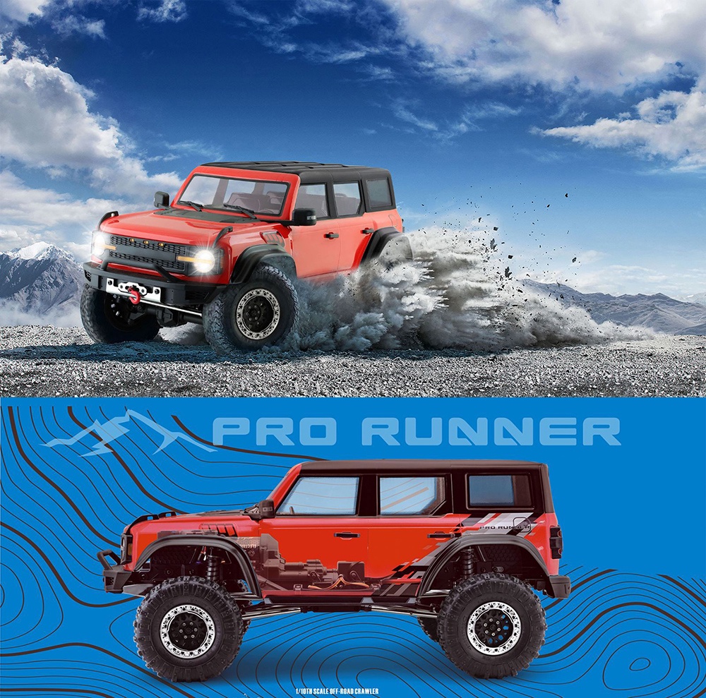 NEW RGT EX86130 PRO RUNNER 4X4 RTR 1/10 RC Simulated Electric Remote ...