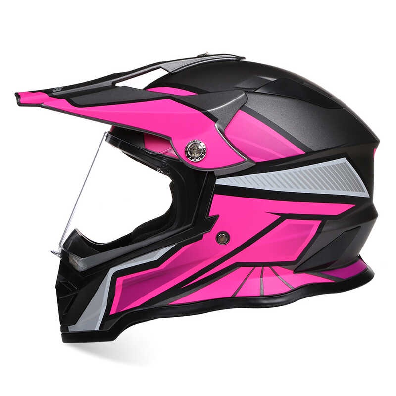 Pink Shell Motocross Off Road Professional Atv Helmets Mtb Dh Racing ...
