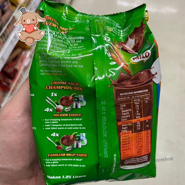 Nestle Milo Powdered Choco Malt Milk Drink (300g) | Shopee Philippines