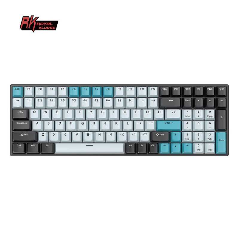 Royal Kludge RK98 RK100 PBT Keycaps Two-color Injection OEM Profile ...