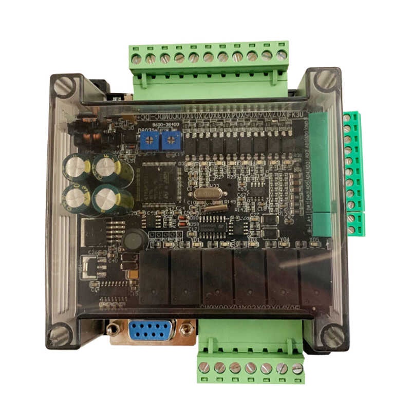 FX3U 14MR PLC Industrial Control Board 8 Input 6 Output 6AD 2DA And RS485 RTC Compatible With ...