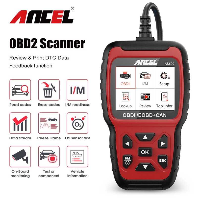 ANCEL As500 Obd2 Scanner Binabasa Malinaw Na Codes Car Engine OBD 2 ...