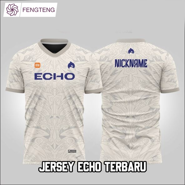 Free Custom Name Jersey ECHO ESPORTS WHITE EDITION Latest GAME | Shopee ...
