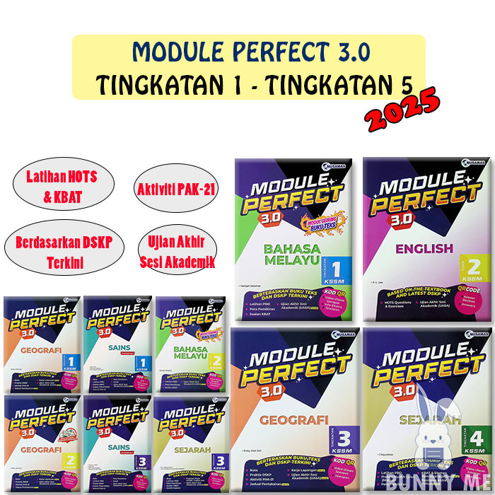 [BUNNY] 2025 SMK/SMJK School Books : Nusamas Module Perfect 3.0 KSSM ...