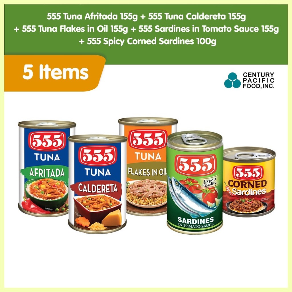 555 Afritada+555 Caldereta+555 Tuna In Oil+555 Sardines In Tomato ...