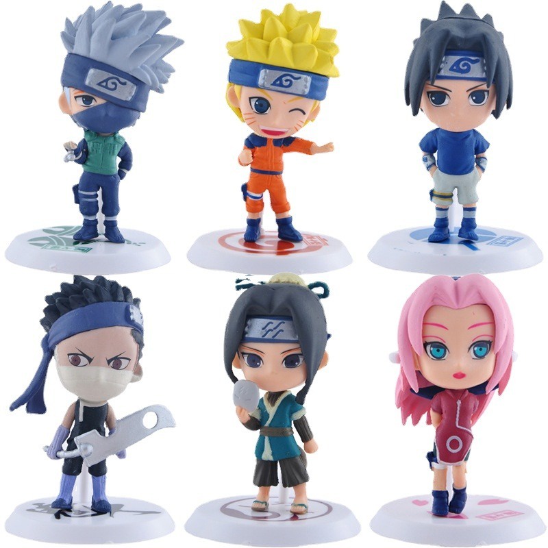 24 Hour Shipmentdecoration 6 Naruto Hand Office Aberdeen Q Version Naruto Akatsuki Naruto Model