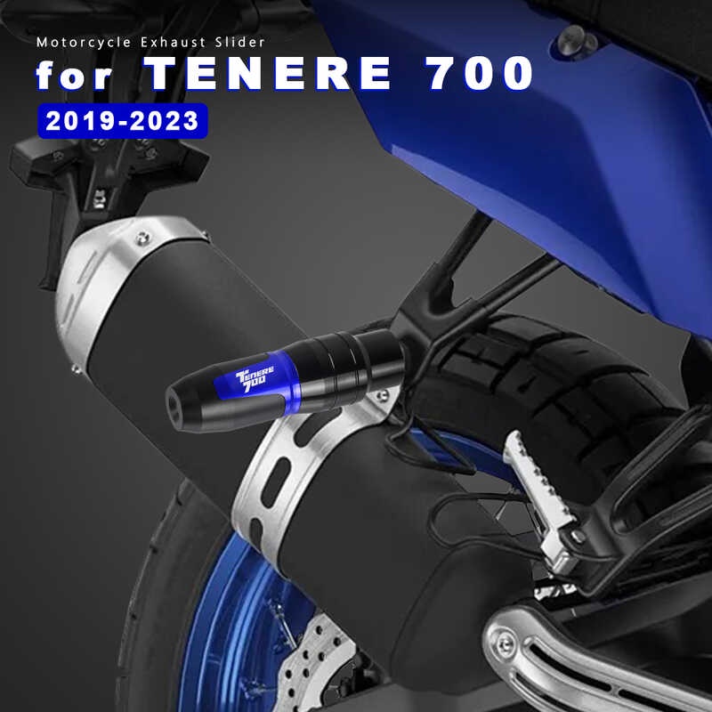 Crash Pad Motorcycle Aluminum Exhaust Slider Tenere 700 World Raid ...