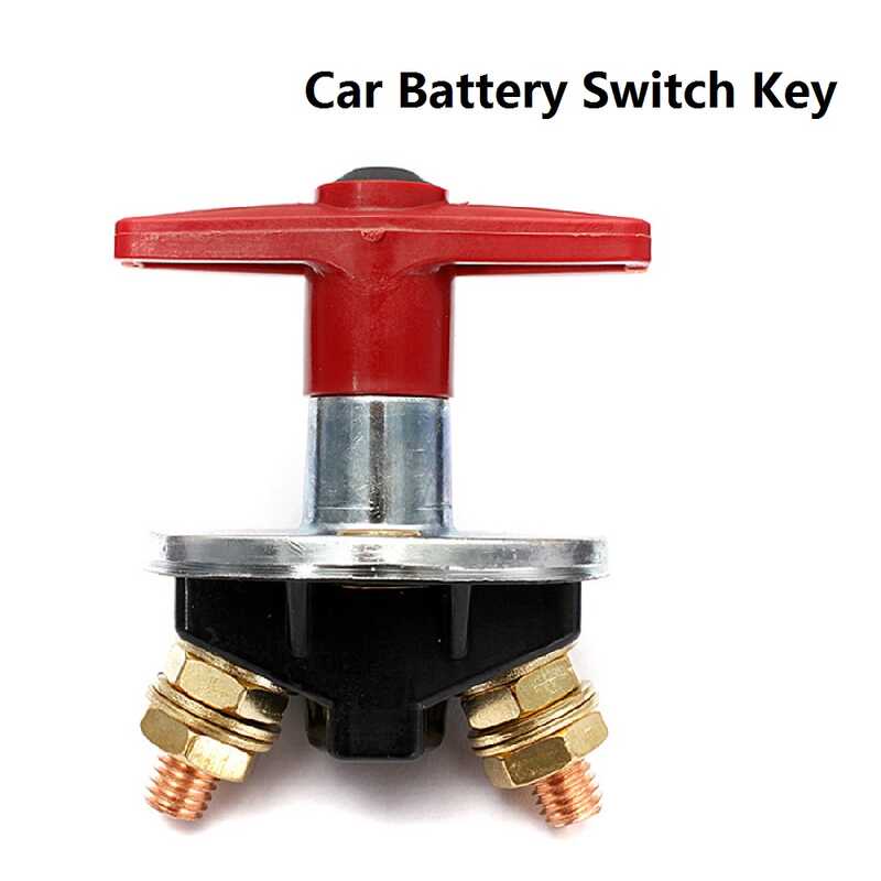 1500 Amp Fixed Key Battery Isolator Cut Off Kill Switch 12V / 24V Heavy ...