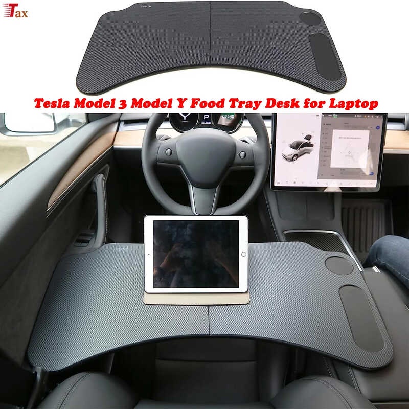 Para sa Tesla Model 3 Model Y Food Tray Desk para sa Laptop Foldable ...