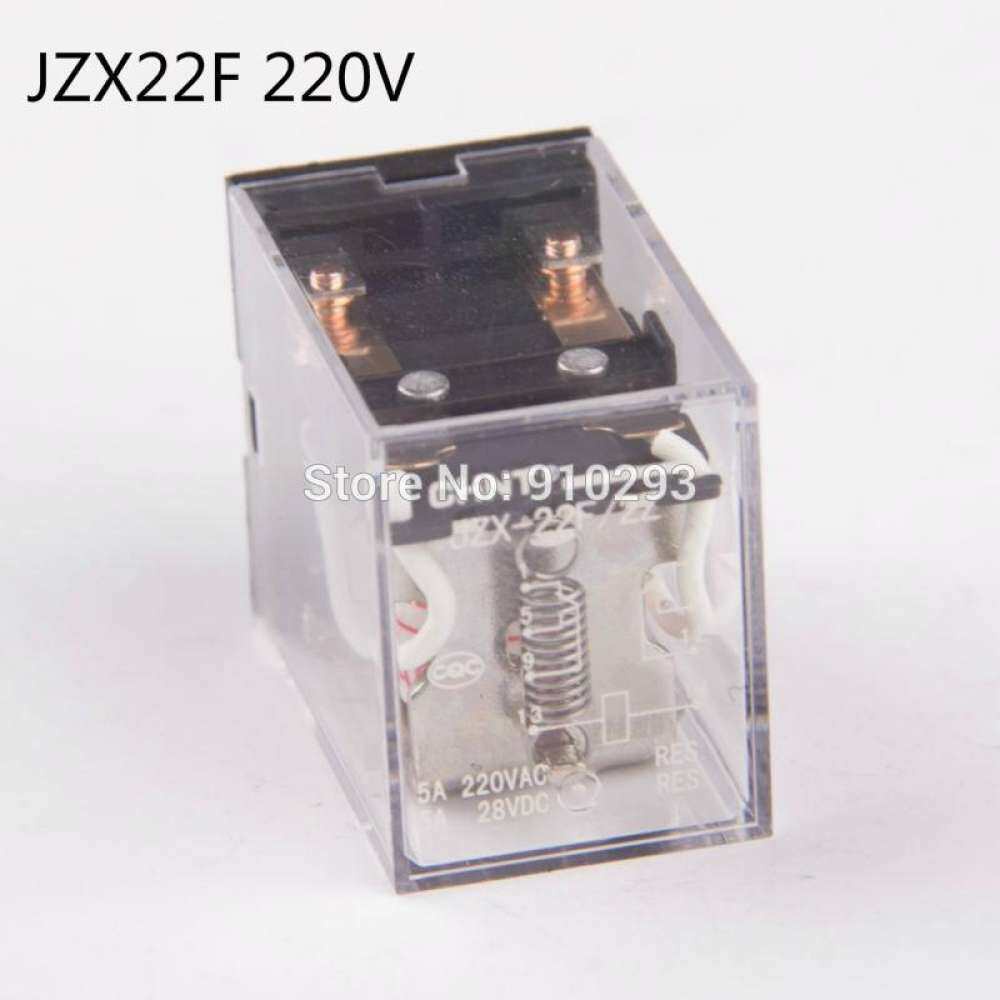 JZX22F solid-state relay electrical relay 5A 220VAC 28VDC coil relay 8 ...