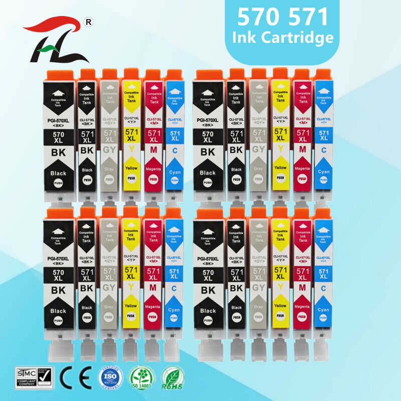 pgi-570xl PGI570 570xl PGI-570 CLI-571 Compatible Ink Cartridge For ...
