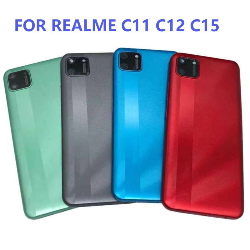 Back Cover for Realme C11 C12 C15 Back Housing Back Battery Cover Door ...