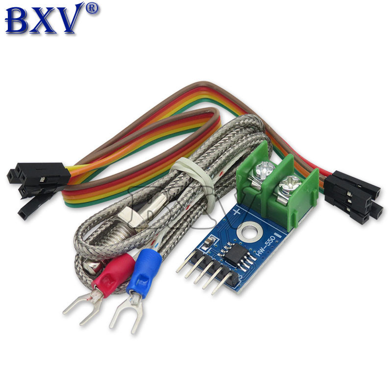 IGMOPNRQ 1Sets MAX6675 Module + K Type Thermocouple Thermocouple Sensor ...