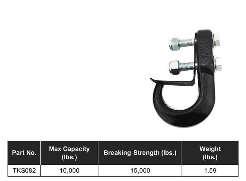 POWONE American Forged Trailer Hook with Tongue Piece Trailer Hook Car ...