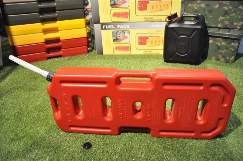 20L Litre Petrol Jerry Cans Plastic Motorcycle Gasoline Fuel Tank Mount ...