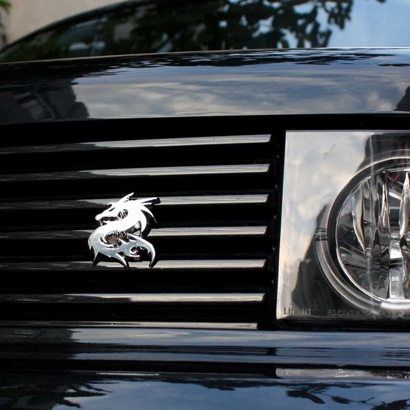 Noizzy Dragon Loong Ho Grille Badge Totem Car Sticker Auto Emblem 100% ...