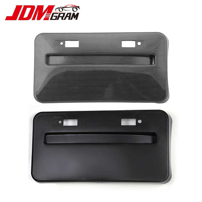 JDMGRAM Carbon Fiber Car License Plate Frame Para Sa Mitsubishi Lancer ...