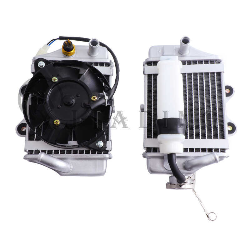WD Water Motorcycle Tank Cooler Engine Radiator Assembly Para Sa Xmotos ...