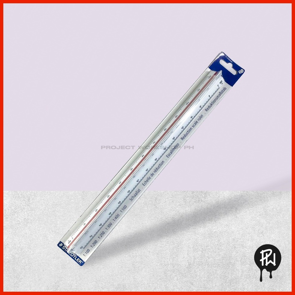 ☪ Staedtler Triangular Scale ruler (1:100, 1:200, 1:250, 1:300, 1:400 ...