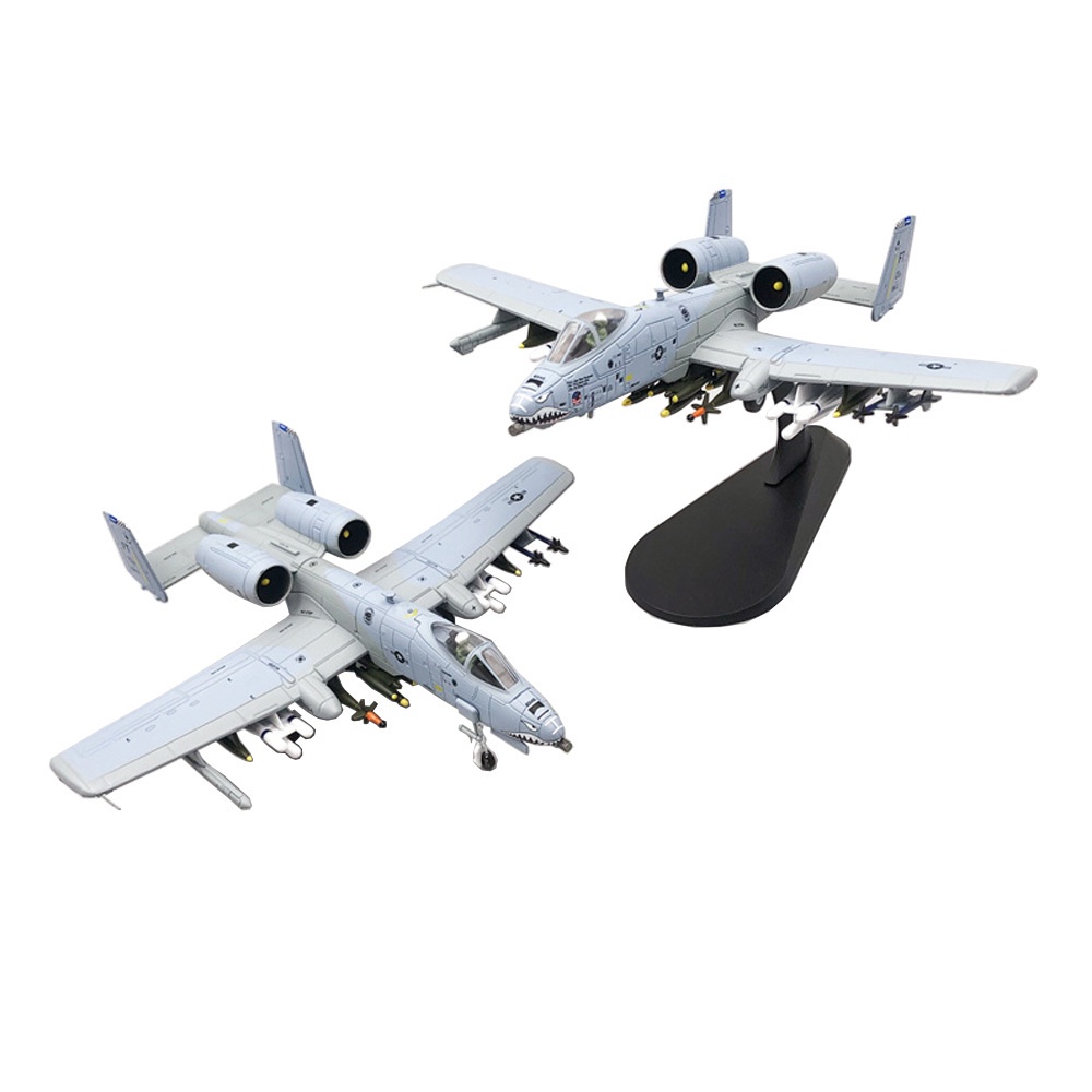 1:100 Scale US A-10 A10 Thunderbolt II Warthog Hog Attack Plane Fighter ...