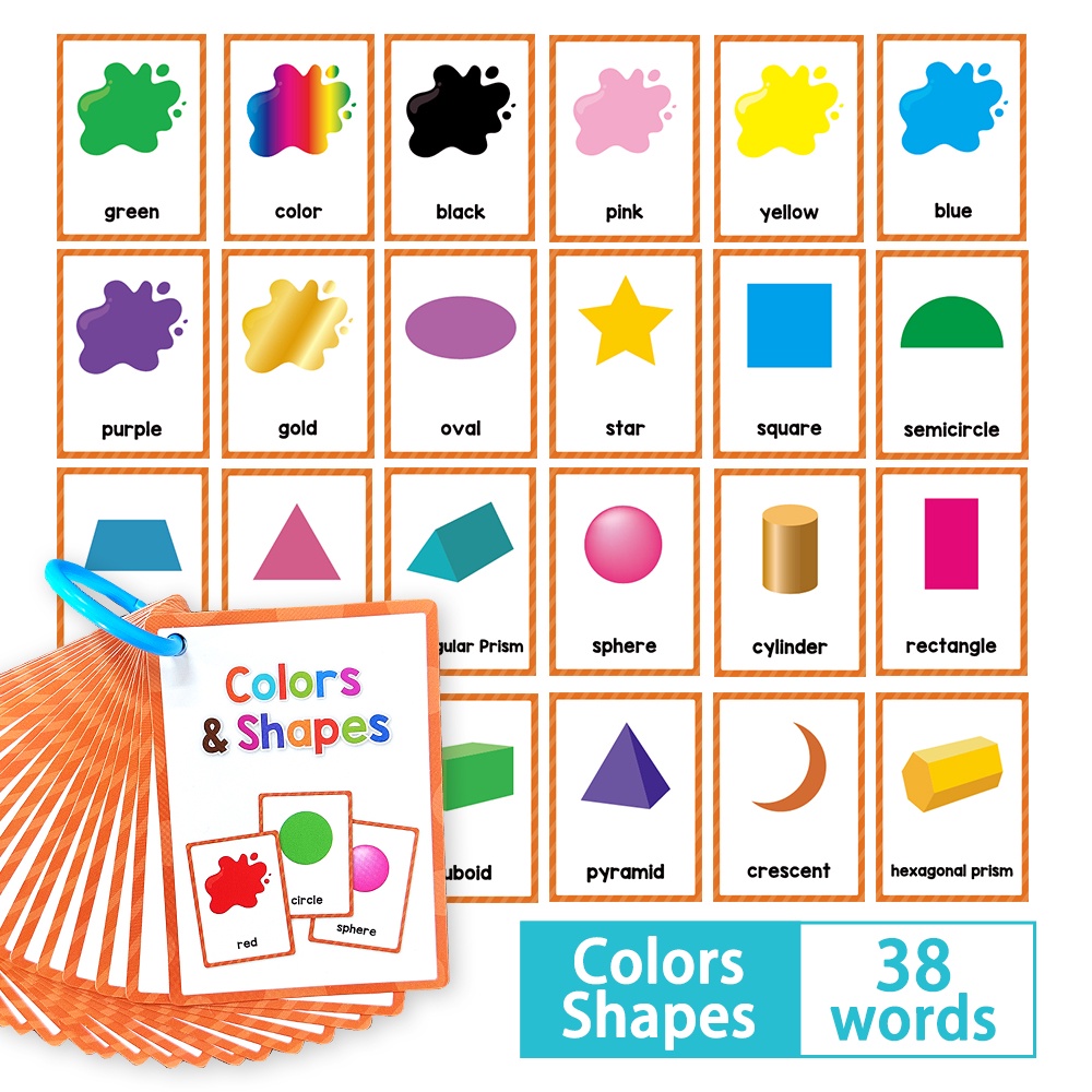12 themes Flash Cards Family Preschool Education learn English Word ...