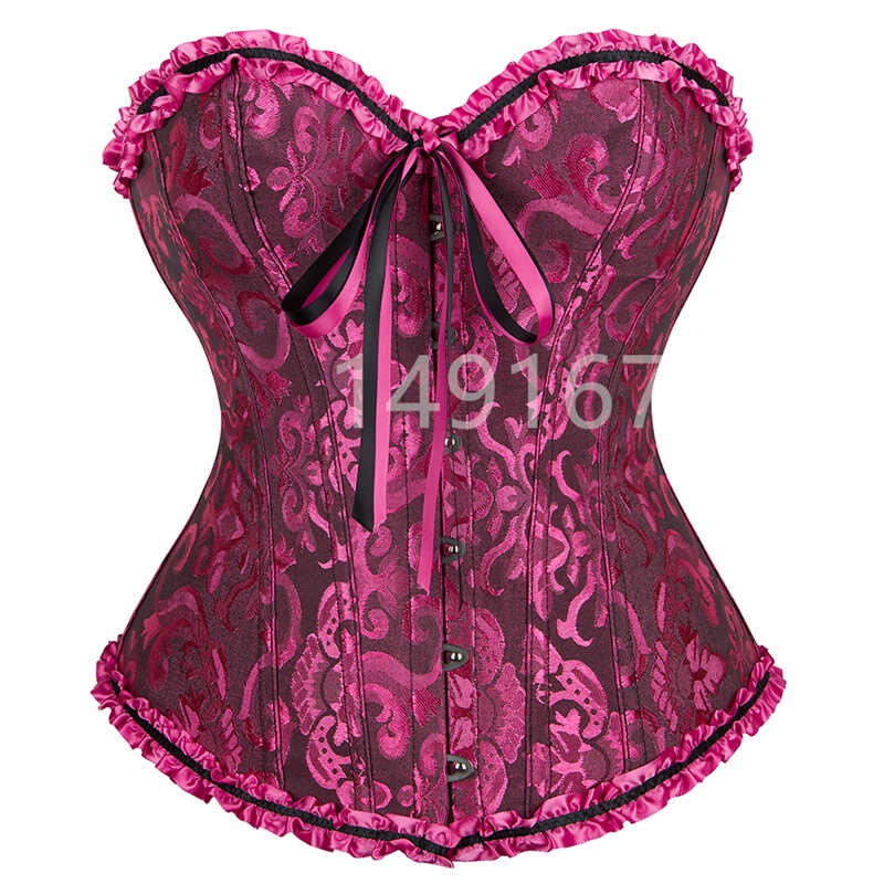 Corsets And Bustiers Top Sexy Women's Plus Size Overbust Corselet ...