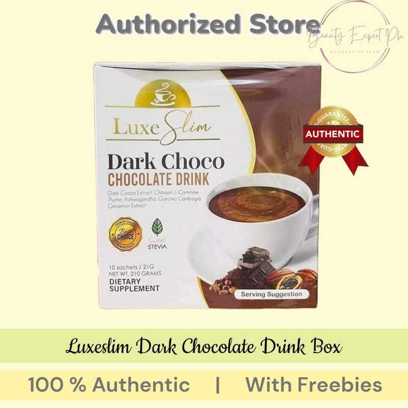 LUXE SLIM Dark Choco Chocolate Drink 210g | Shopee Philippines