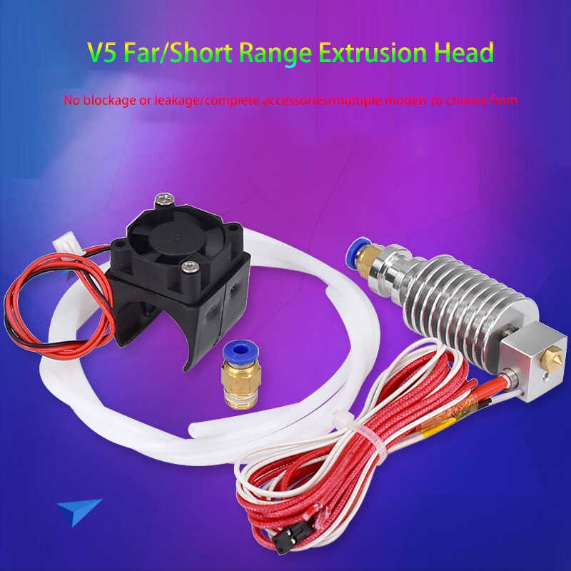 Kit E3d-V5/V6 Long/Short Range Extruder Head 3D Printer Nozzle E3dv5 ...