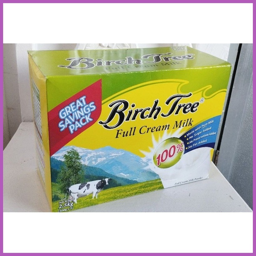 Birch Tree Full Cream Milk 2.5kg (Expiration: December 31, 2025 ...