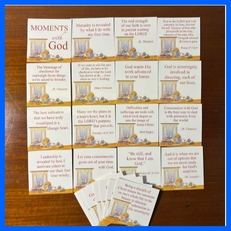 ☢ Moments with God: 31 Cards of Inspiring Quotes and Bible Verses ...