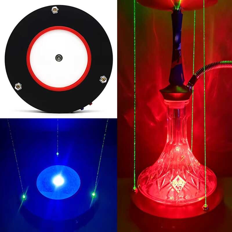 LOMINT RGB Color Laser Light Base Para Sa Hookah Nightclub Discotheques Bar Coffee Shop Smoking ...