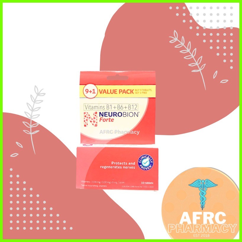Neurobion Forte 5000mcg Tablet Pack of 10 | Shopee Philippines