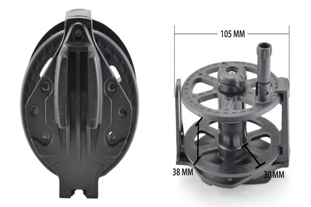 [NP] Fishing Reel Foldable Handle Smooth Sliding Adjustable Spear ...