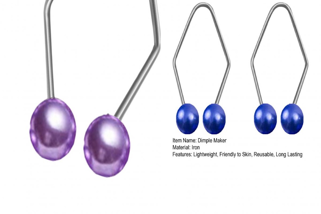 2Pcs Easy to use: You can wear our dimple maker anytime and anywhere ...