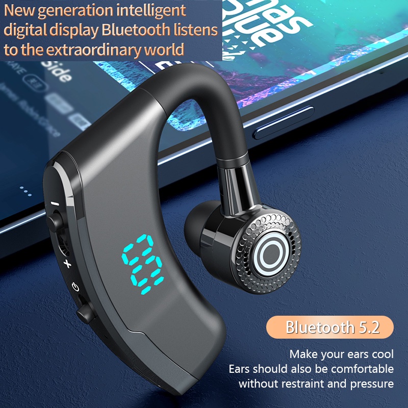 V9 TWS Business Bluetooth Headset Hands-free Wireless Headphone Driver ...