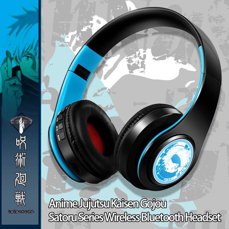 Cosplay Gaming Headphone Anime Jujutsu Kaisen Gojou Satoru Bluetooth ...
