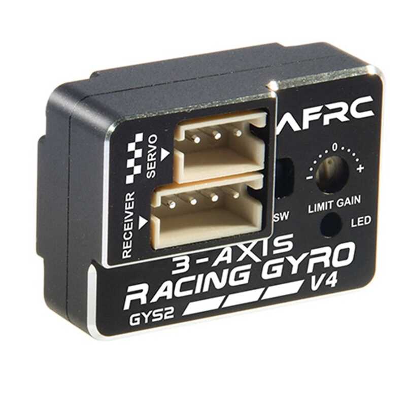AFRC Gys-2 V4 3-Axis Racing Gyro Drift Car Stabilizer EPA AVCS Gyro Drift Car For MINI Z D Q 1/ ...