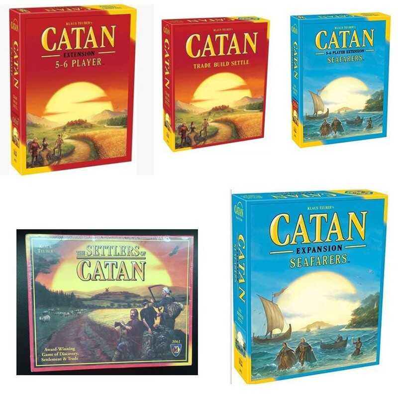 New Catan Board Game Basic 5-6 Person Extended Role Play Multiplayer Entry Level Board Game ...