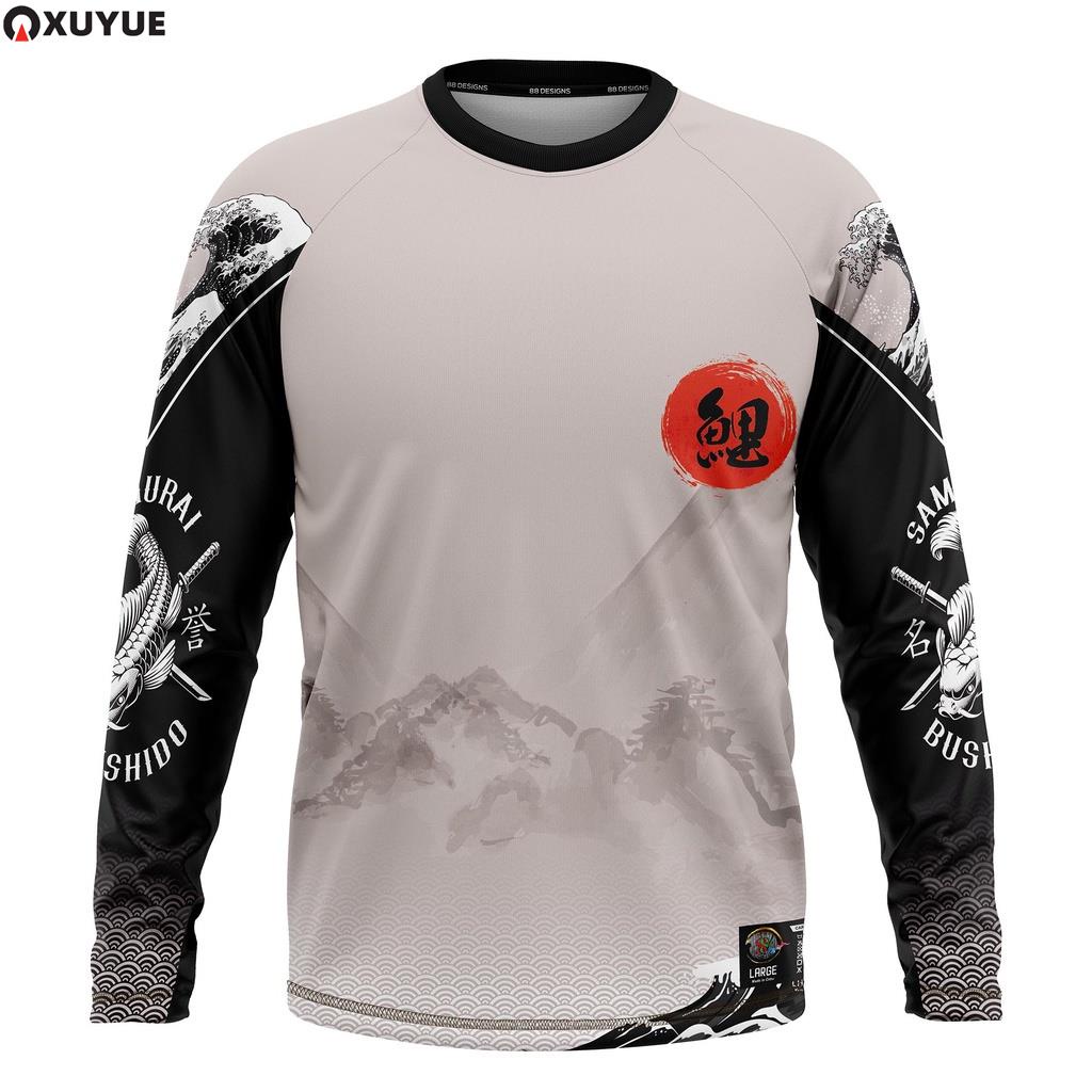 (XUYUE) Motorcycle Jersey Aircool Long Sleeve for Men Raider KOI JAPANESE MOTORCYCLE JERSEY ...