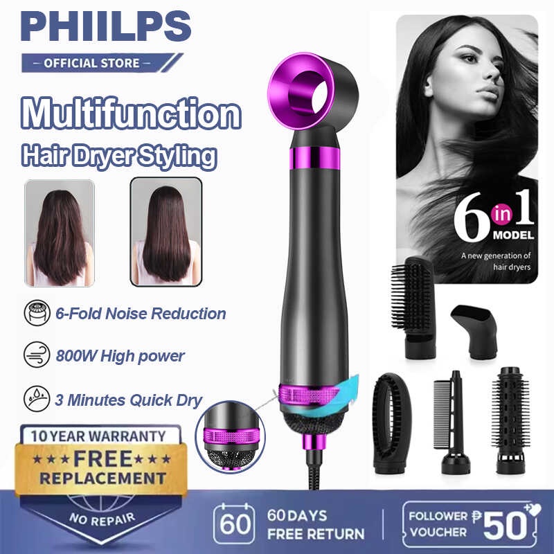 Hair Driver 6 In 1 Multifunctional Styler Hot Air Cold Air Pagkuha Ng