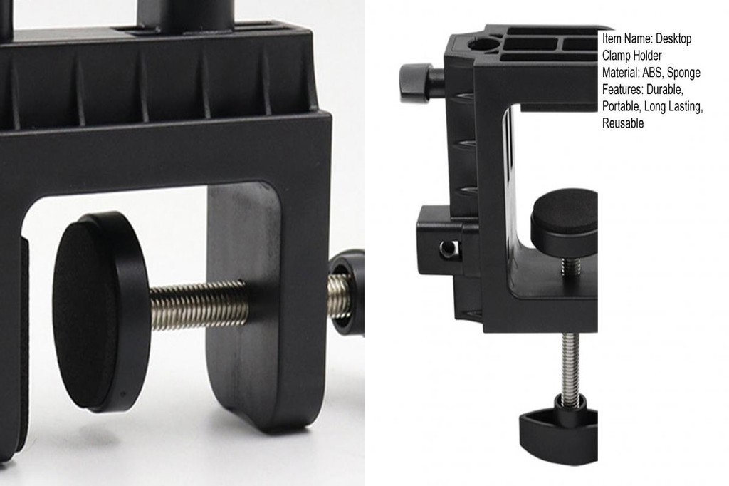 SGW_ Table Mount Clamp Clamp Holder 360-degree Rotation Universal C ...