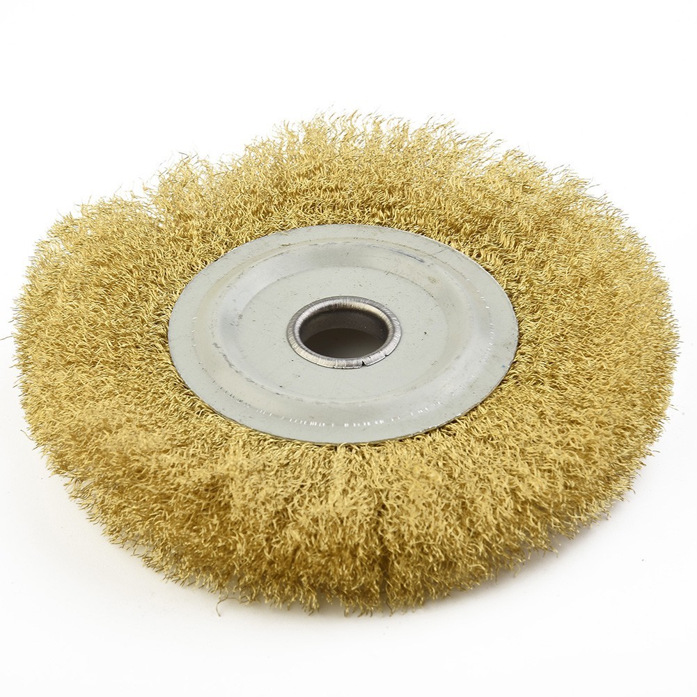 TBTOPONE ️5 inch Pure Copper Wire Wheel Brass Brush For Bench Grinder ...