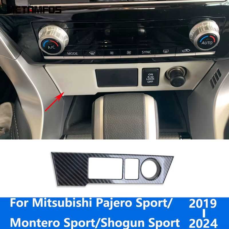 ♀ For Pero/Montero/Shogun Sport 2019-2023 2024 Carbon Fiber Cigarette ...