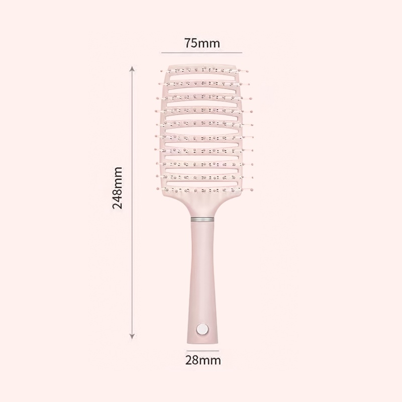 Fashion Big Curved Comb Curly Hair Fluffy Styling Comb Air Cushion Hair ...