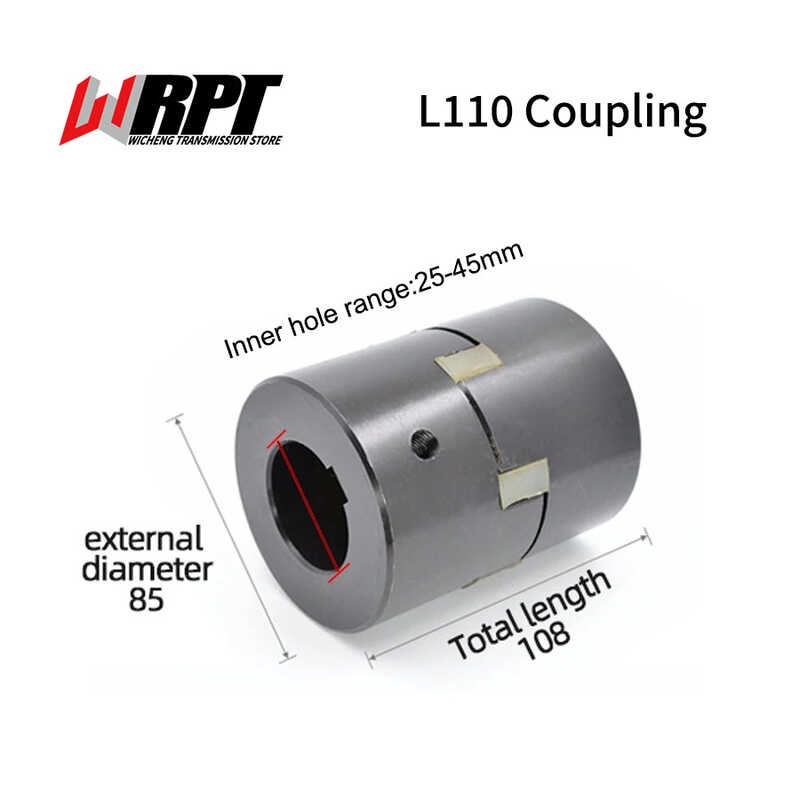 L-Type Three-Jaw Coupling, Plum Coupling, Servo Motor Coupling, Star Coupling, High Torque, L110 ...