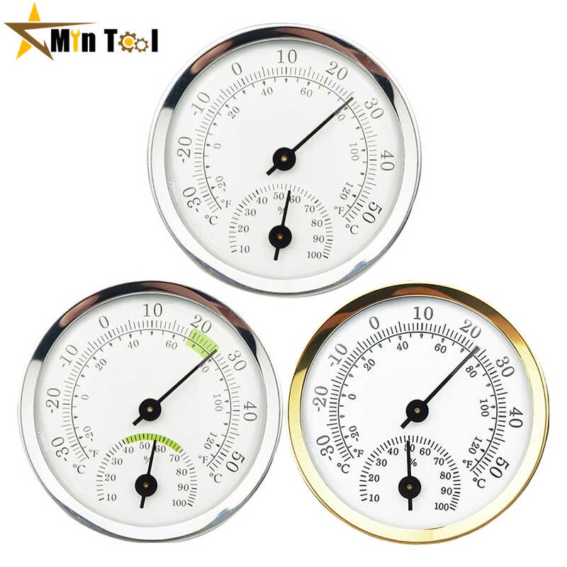 Mini Pointer Type Thermometer Hygrometer Internal Room Electronic ...