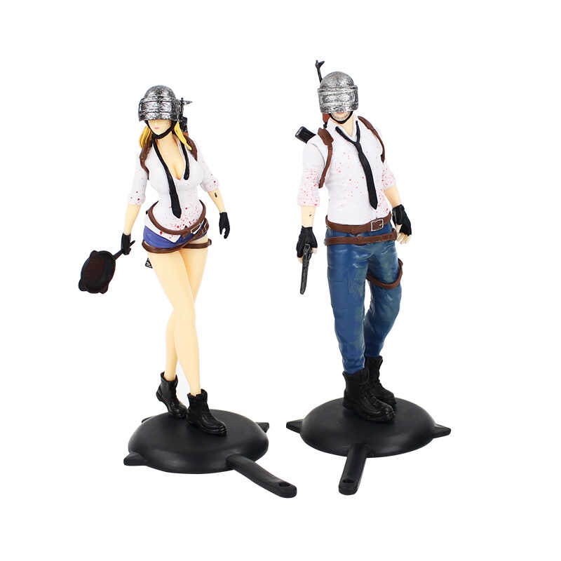 Game 18Cm Playerunknowns Battlegrounds PUBG Character Male And Female ...