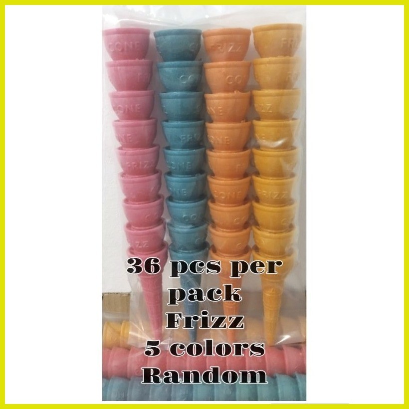 ♠ Ice Cream Cone Sugar Cones Wafer Cones Apa Giant Vanilla Two Tone ...