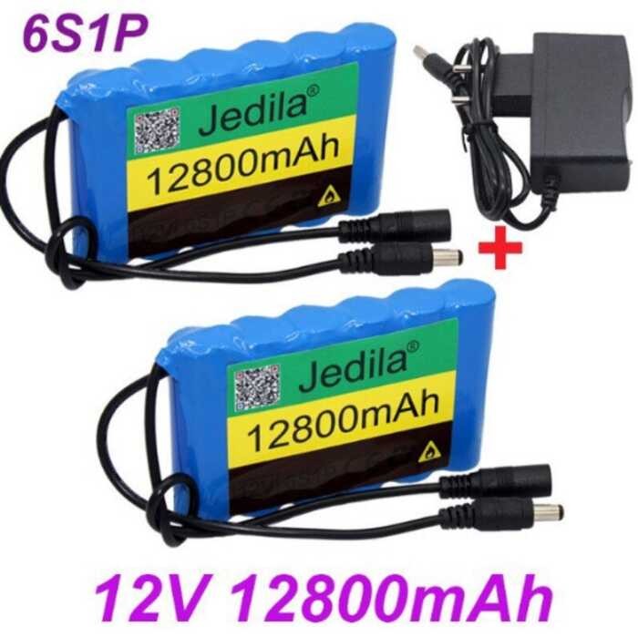 Lithium 18650 Battery 3S2p 12V 12800Mah Rechargeable Pack With Bms ...