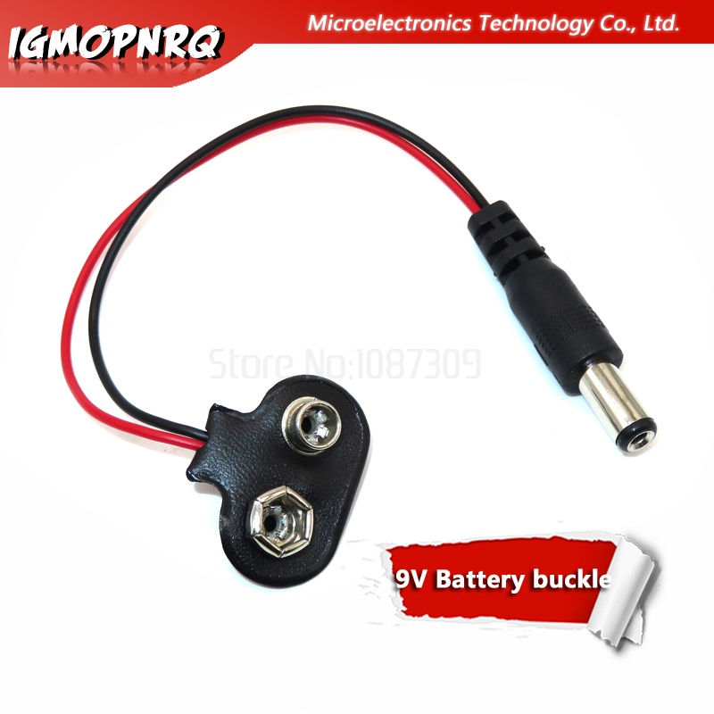10PCS 90 DC 9V Battery button power plug for Arduino Mega 2560 1280 UNO ...